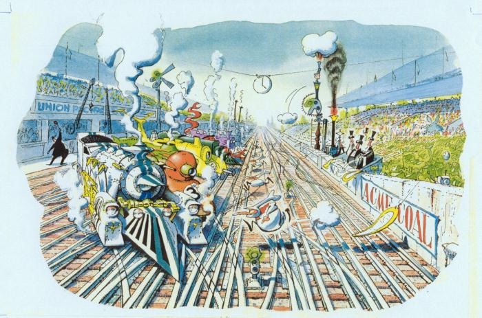 Fascinating Automobile Illustrations by Stan Mott | Amusing Planet